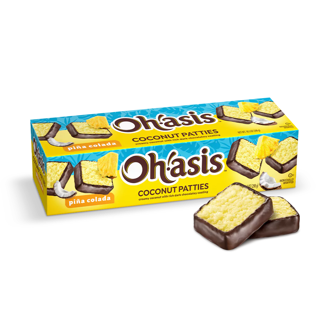 Piña Colada Coconut Patties Box – Oh!asis
